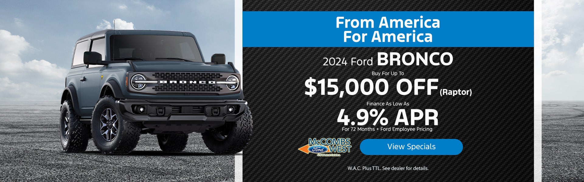 McCombs Ford West | Ford Sales & Service in San Antonio, TX